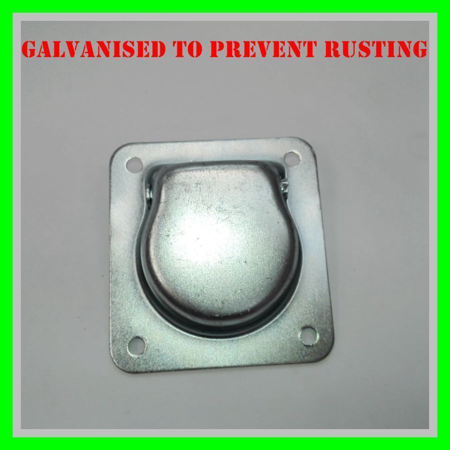 4X LASHING D RING ZINC PLATED TIE DOWN POINTS ANCH... – Grandado