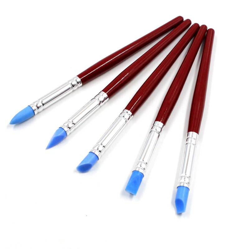 5Pcs Wood Trace Modification Silicone Pen Soft Hea... – Grandado