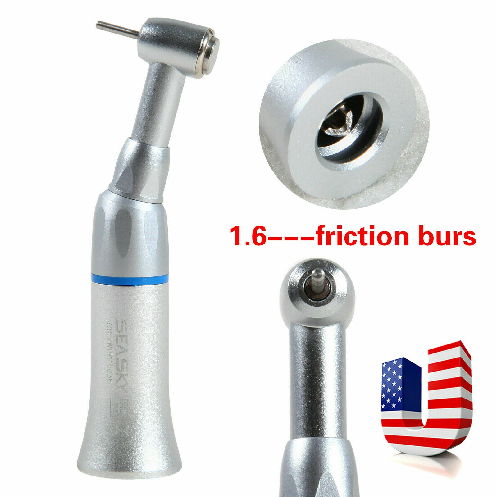 Dental Slow Low Speed Contra Angle Handpiece Push ... – Grandado