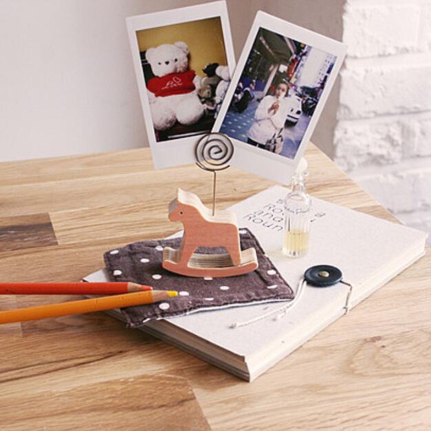 Tegneserie dyr kawaii træ hest skrivebord note map... – Grandado