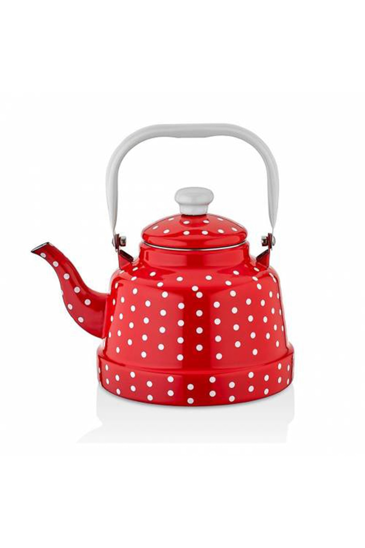 Teaware Tea-Pot Enamel Red Teapot Teapot – Vicedeal