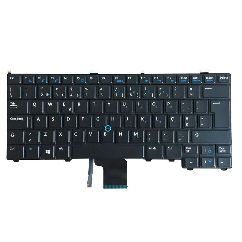 Portuguese Keyboard For Dell Latitude E7440 E7240 ... – Grandado