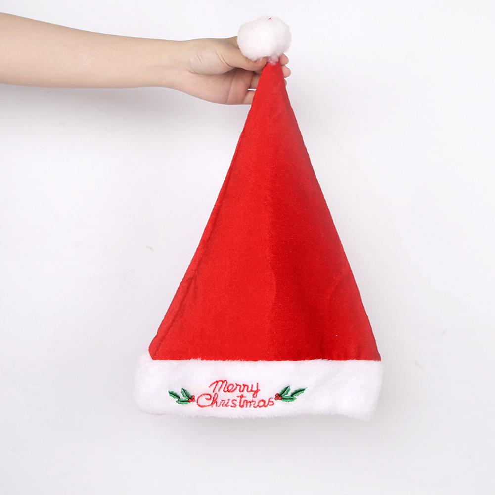 Christmas Hat Fashionable Soft Short Fluff Red Cap... – Grandado