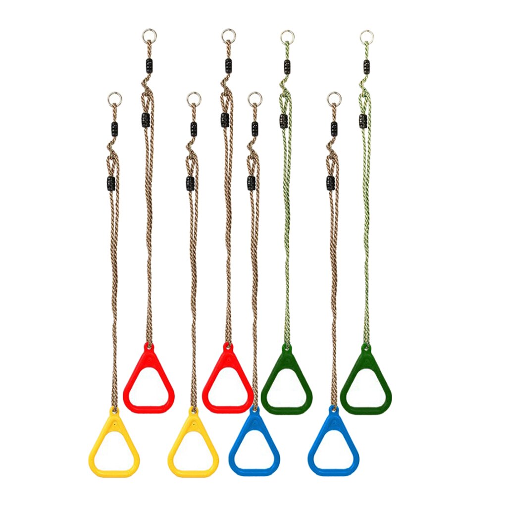 4Pairs Trapeze Swing Rings Gym Rings Hanging With ... – Grandado