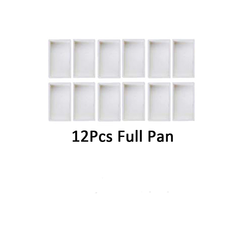 6/12/24/36/48 Pcs Lege Full/Half Pan Witte Plastic... – Vicedeal