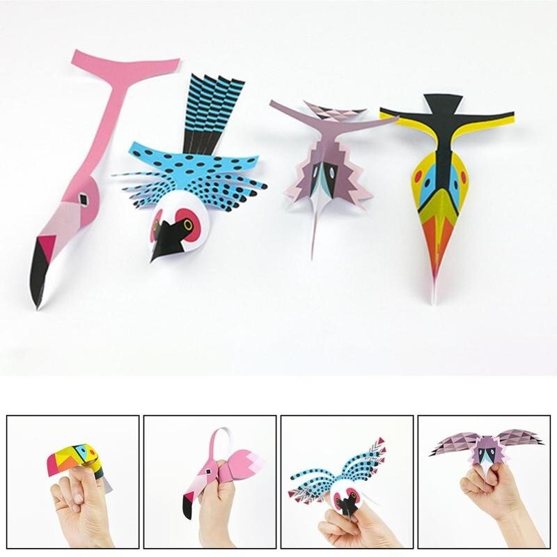 DIY Handmade Birds Papercraft Models Toy Cartoon F... – Grandado