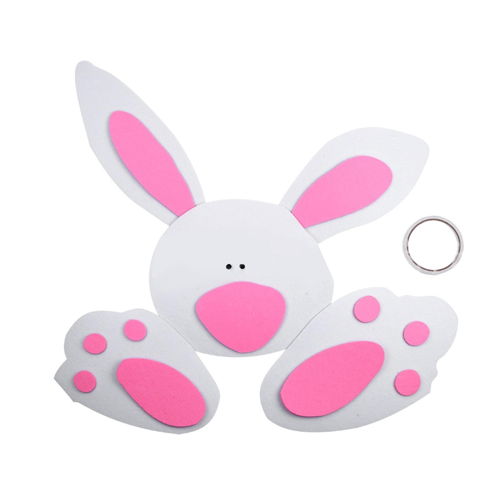 4# Easter Bunny Door Fence Peeker Decoration Diy G... – Grandado