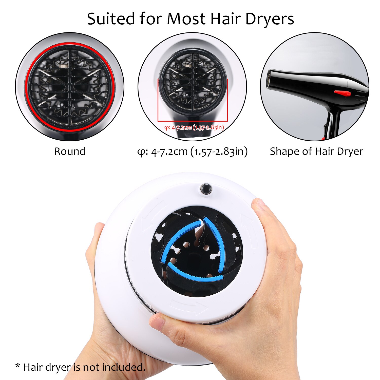 Curling Dryer Diffuser for Natural Wavy Hair Styli... – Grandado