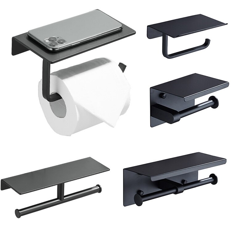 Mobile phone holder black paper towel holder kitch... – Vicedeal