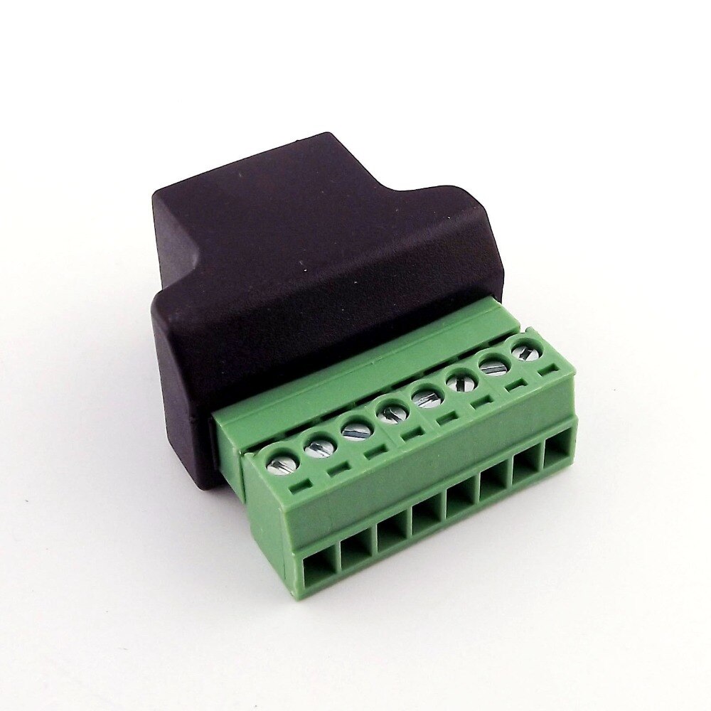 1x Ethernet RJ45 8P8C KAT Vrouwelijke Jack naar AV... – Vicedeal