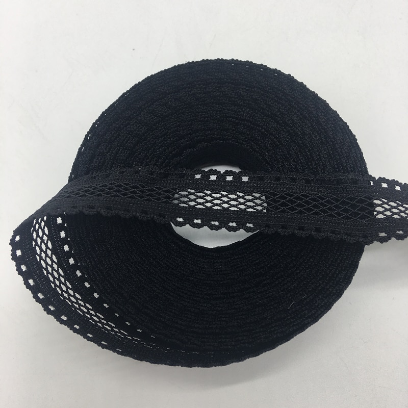 5Yards/lot 5/8" 15mm Black Bilateral Lace Grid Fol... – Grandado
