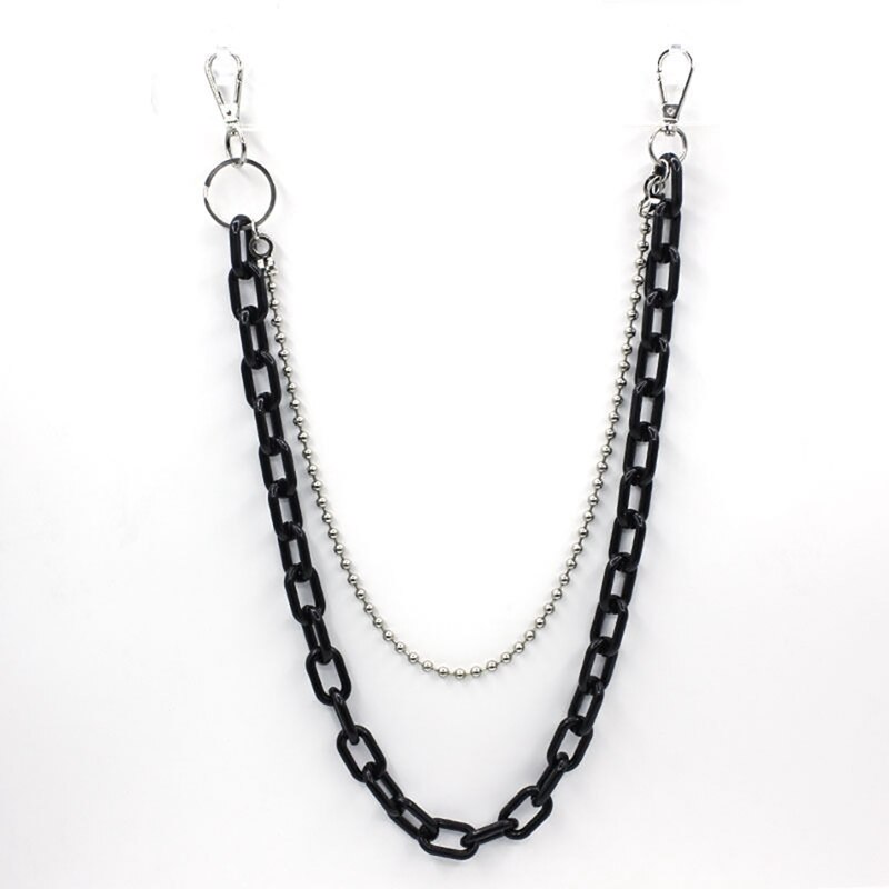 1pcsPunk Hip-Hop Trendy Metal Pant Chain Double La... – Grandado