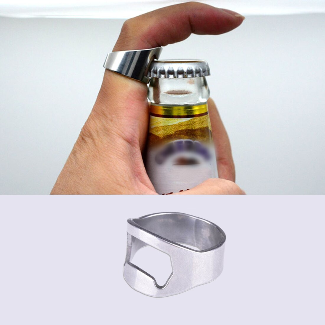 Mini 22mm Stainless Steel Beer Openers Finger Ring... – Grandado