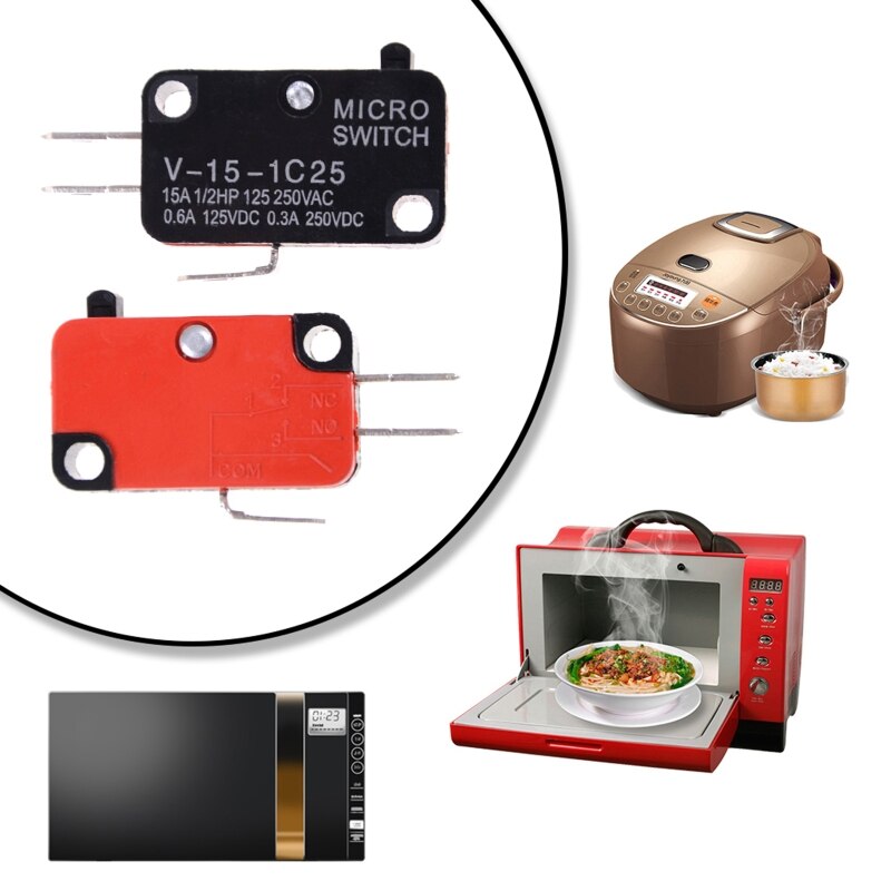 V151C25 Large Micro Switch 3 Pins Normally Closed ... – Grandado