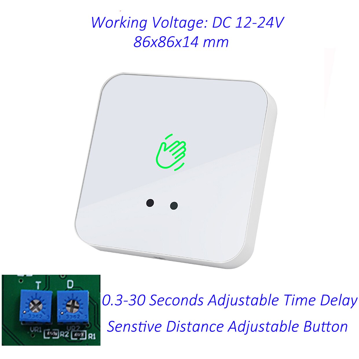 DC12V 24V Surface Installation Thin No Touch Infra... – Vicedeal