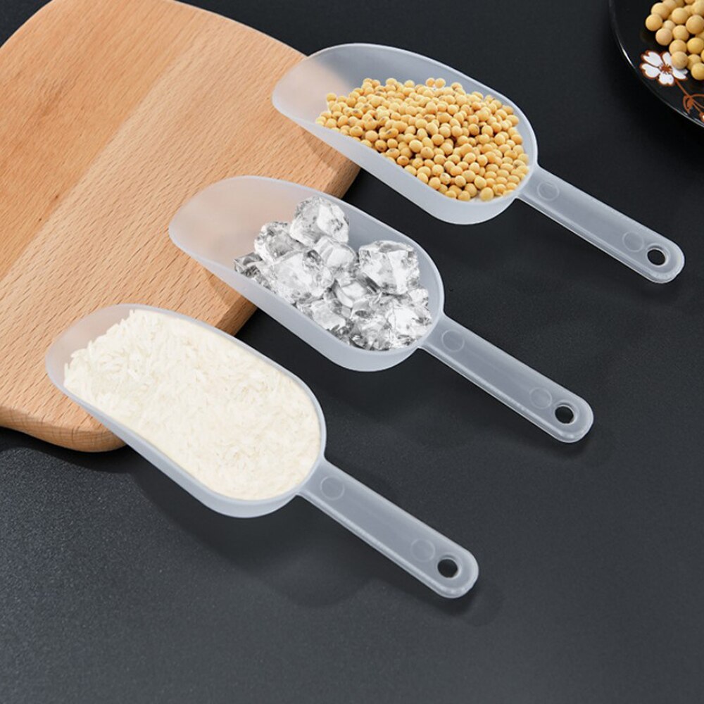 5PCS Ice Scoop Plastic Multi-Purpose Mini Clear Me... – Grandado
