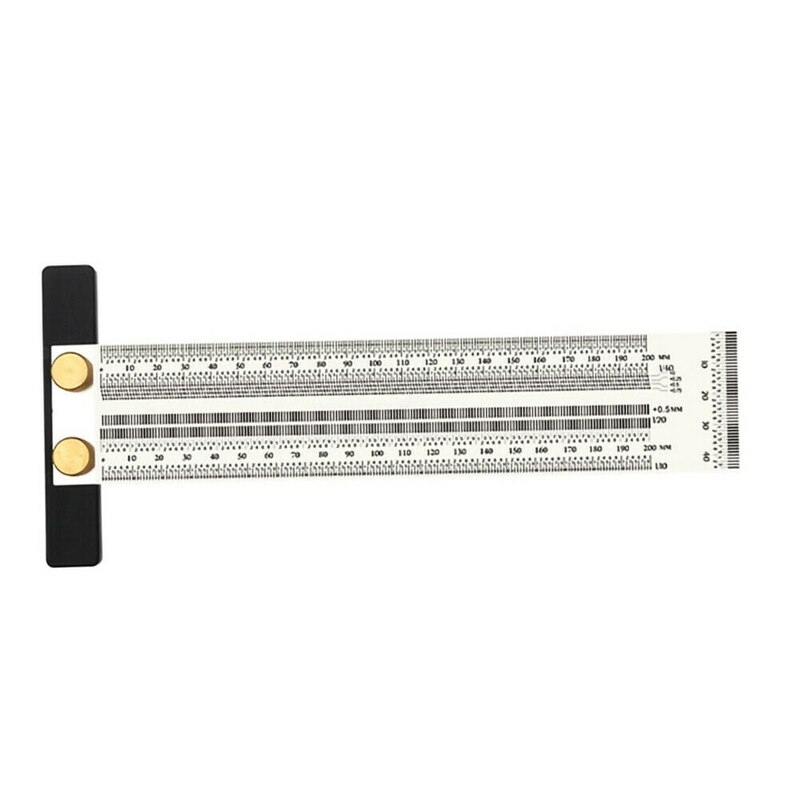 Aluminum Alloy Woodworking Marking Square Ruler T-... – Grandado