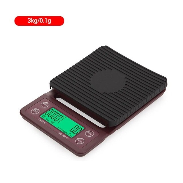Portable Electronic Scale with Timer 3kg/5kg x0.1g... – Vicedeal
