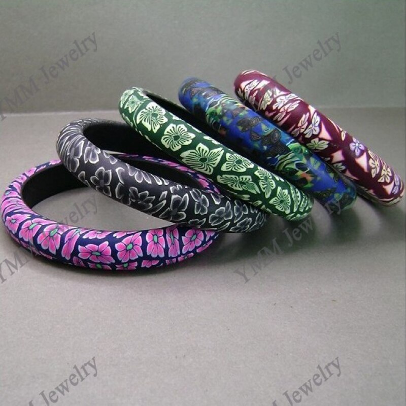 Promotional polymer clay bangles , Bohemian style ... – Grandado