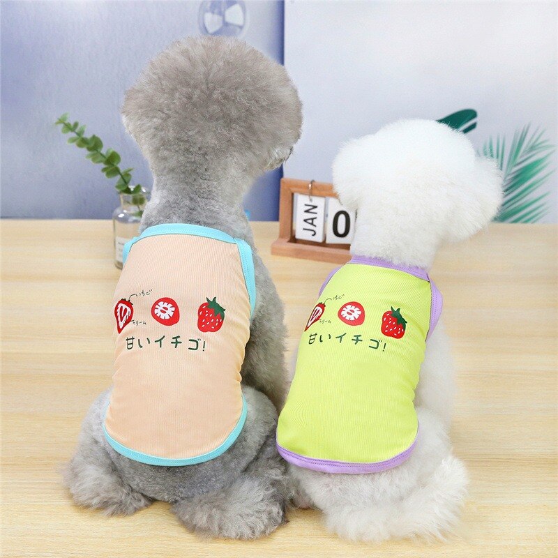 Dog Clothes Summer Cute Dogs Clothes for Small Dog... – Grandado