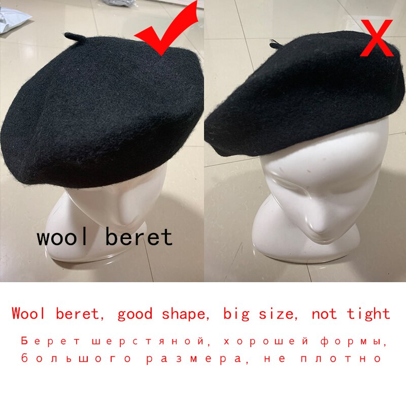 Winter Hat Wool Berets French Artist Beret Women P... – Vicedeal
