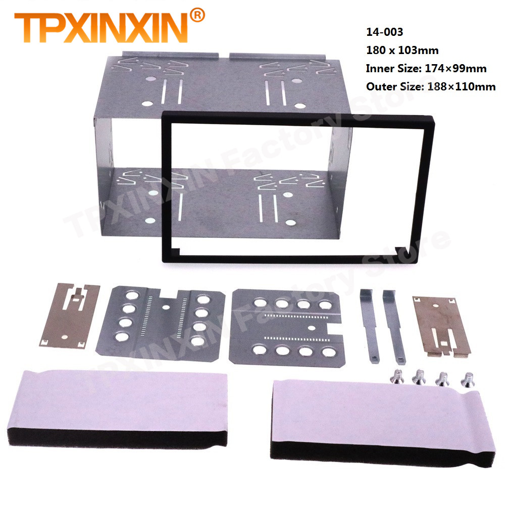 14-003 Car Radio Car Audio Stereo Universal 2 DIN ... – Grandado
