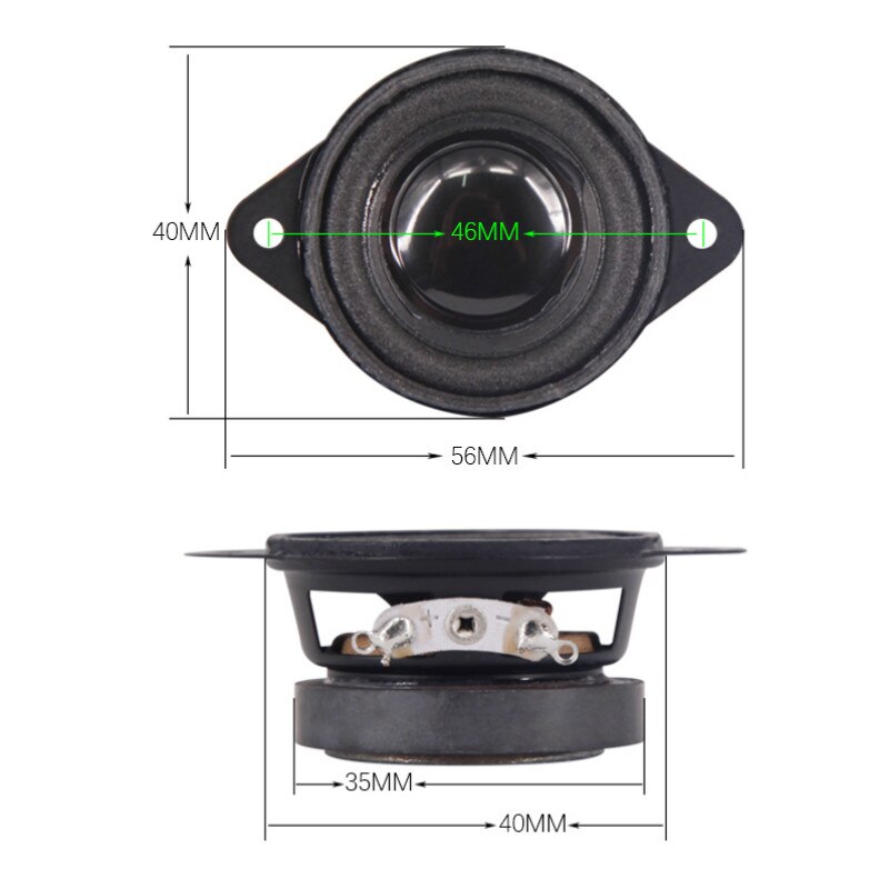 Small HiFi Audio Driver Neodymium Speaker 1pc 40mm Full-range - 5~10W ...