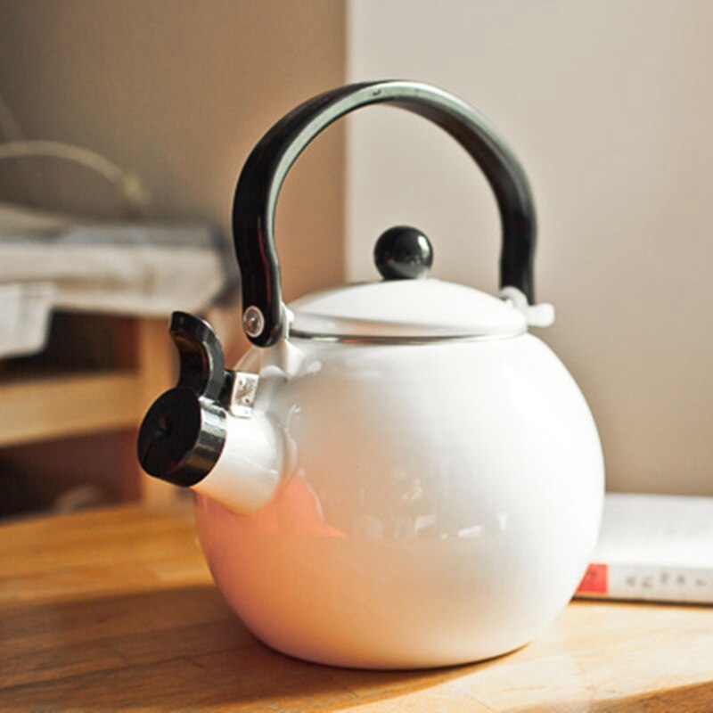 Whistle Pot Thickening Of the Enamel Whistling Ket... – Grandado