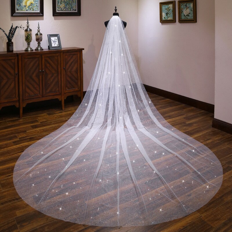Welon Ivory Wedding veil Appliques Lace Wedding ac... – Vicedeal