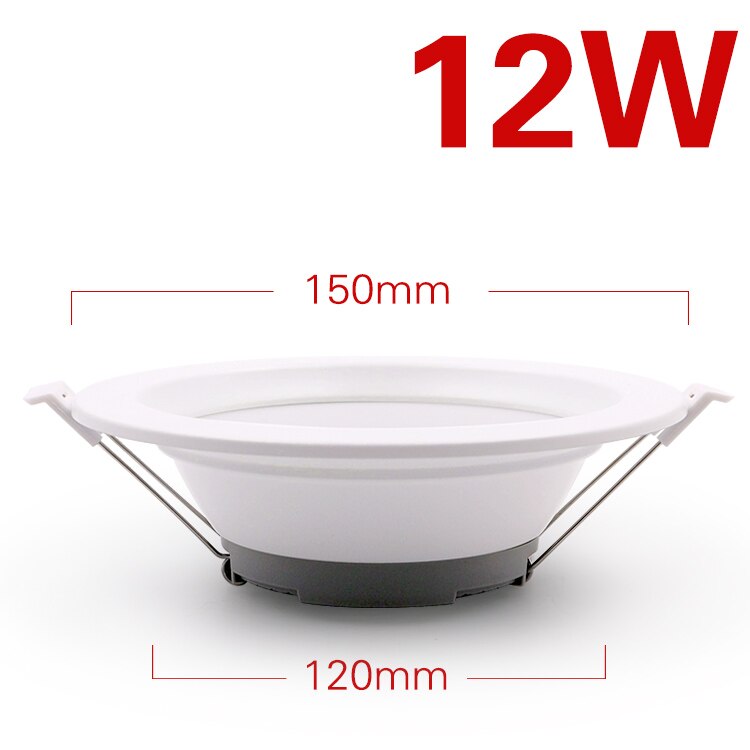 EnwYe 5W 7W 12W 18W LED downlight ceiling light AC... – Grandado