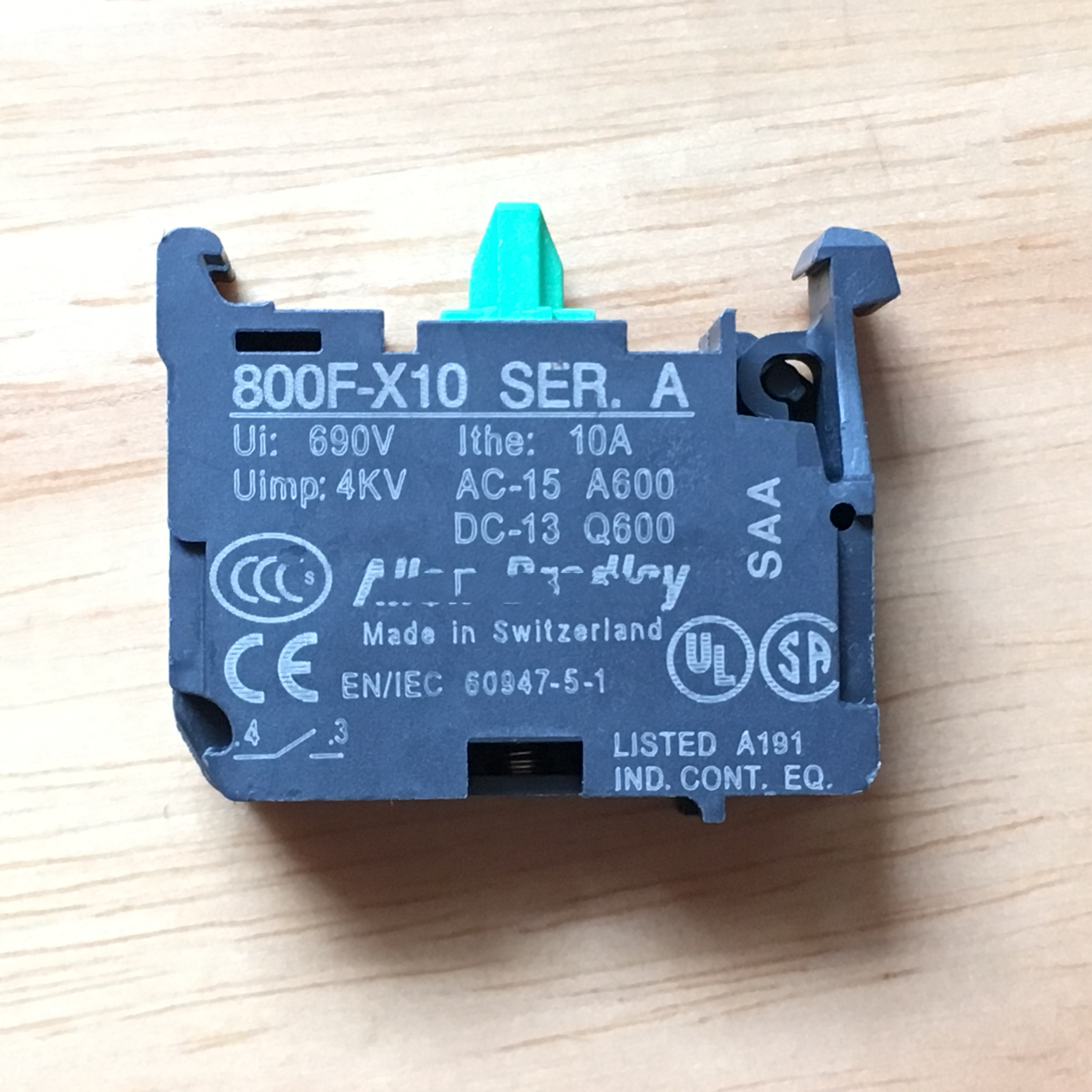 original en caja 800F-X10 AB 1NO, contacto normalm... – Grandado