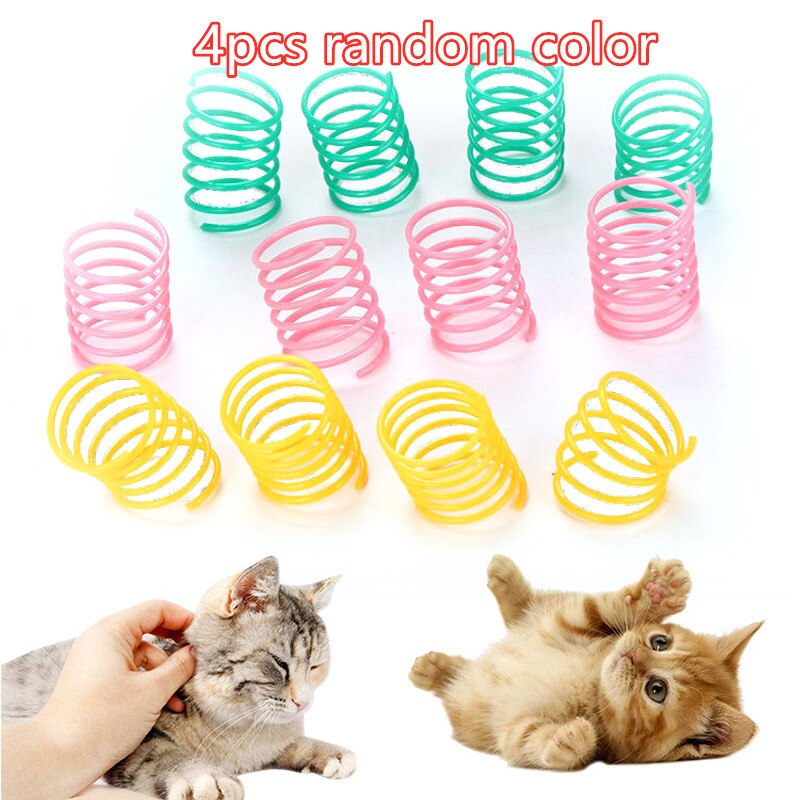 1/4pcs Cute Cat Spring Toys Wide Durable Heavy Gau... – Vicedeal