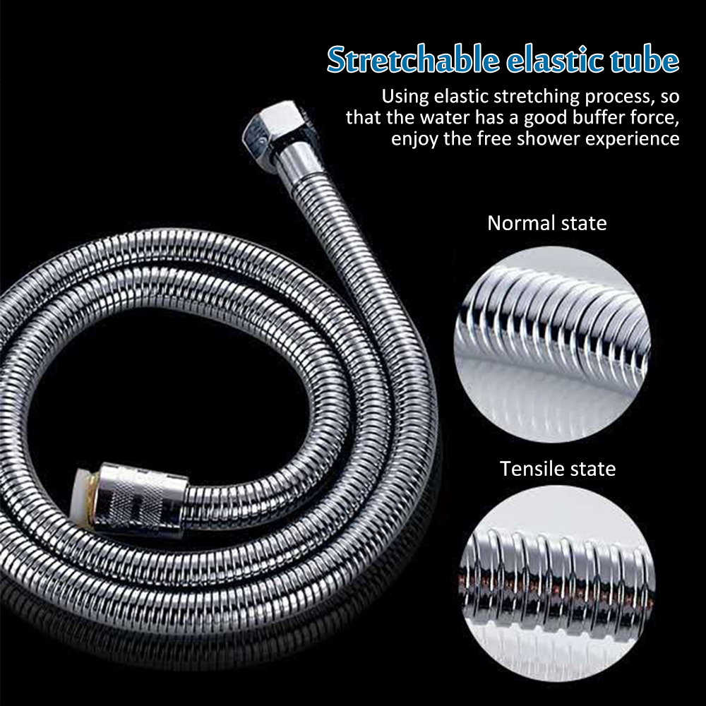 Stainless Steel Flexible Shower Hose 1.5m Thickeni... – Grandado