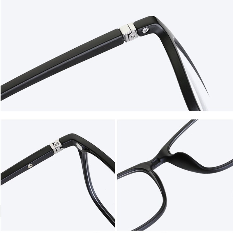 Optical Eyeglasses Frame Men Women With 5 Clip On ... – Vicedeal