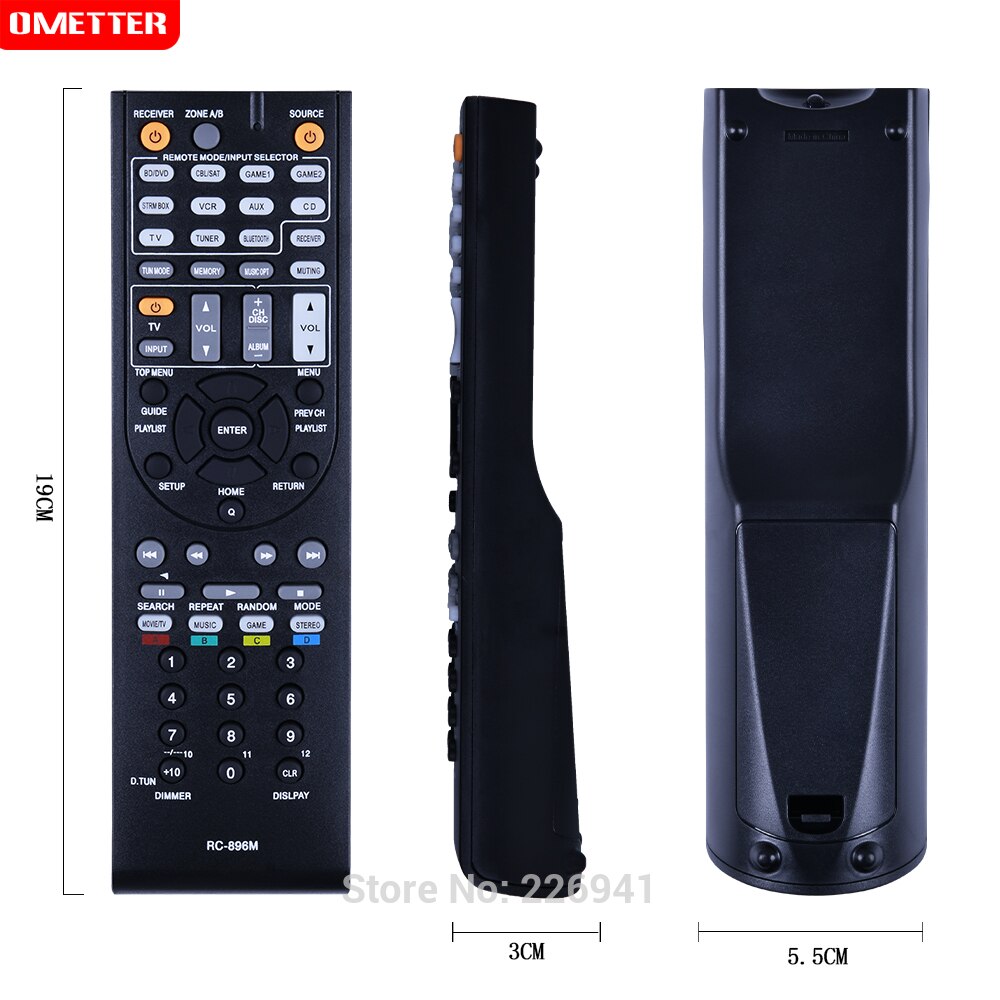 RC-896M remote control use for Onkyo power emplifi... – Grandado RC-896M remote control use for Onkyo power emplifi... – Grandado