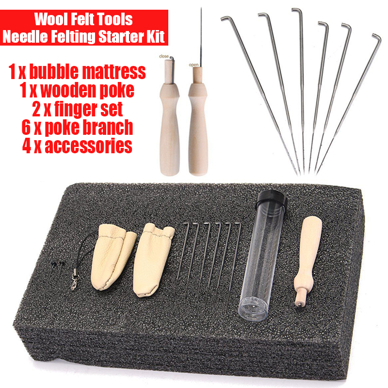 Fishing Jig Needle Felting Starter Kit With 10 Needles & Tools ...