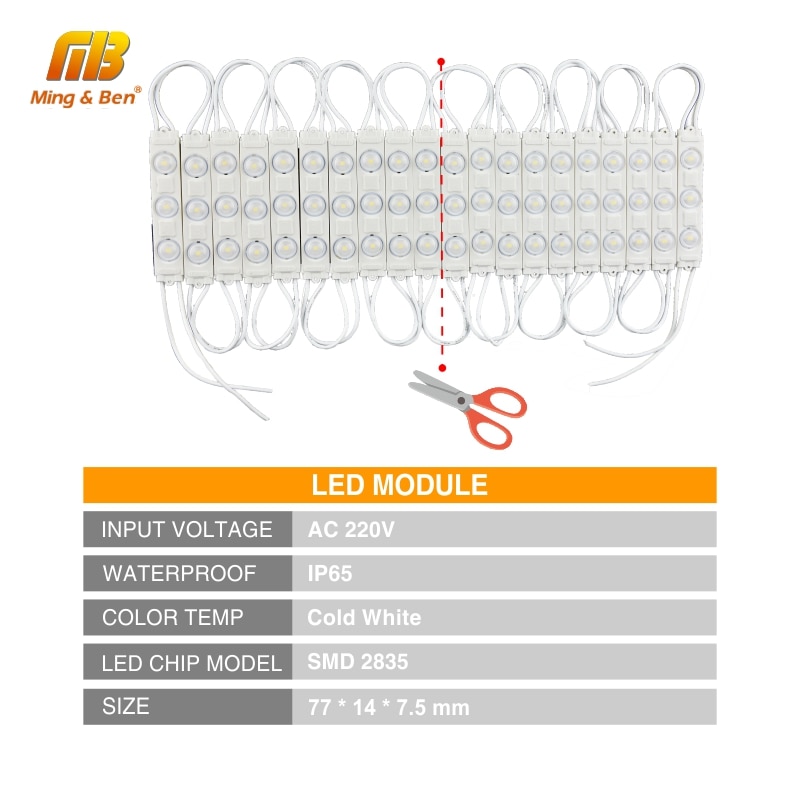 LED Module Licht Reclame Lamp 5PCS 10PCS 15PCS 20P... – Vicedeal