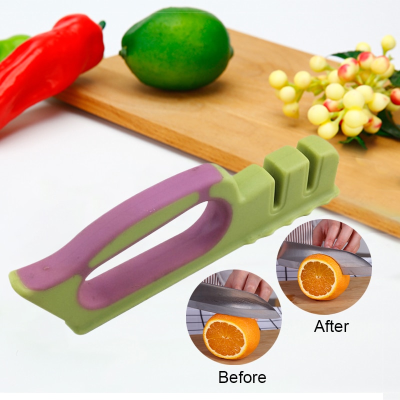 Non-slip Tungsten Knife Sharpener Kitchen Knife Sh... – Vicedeal