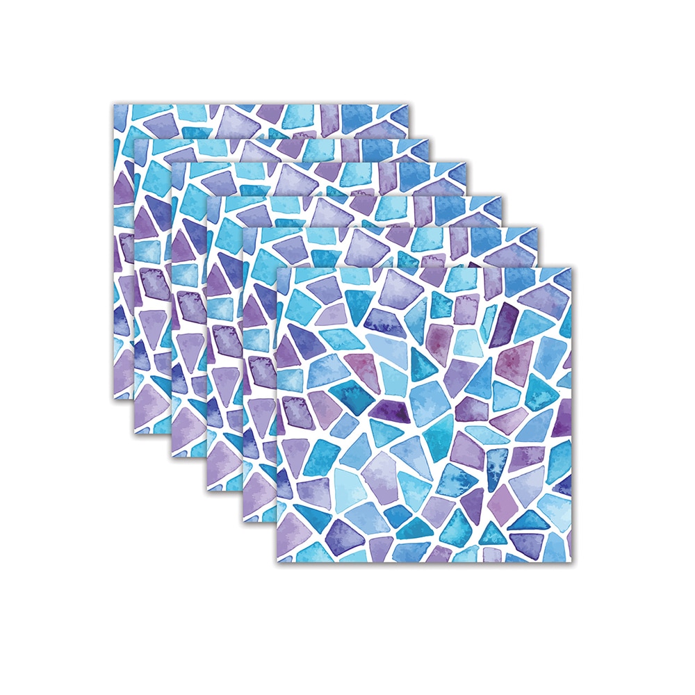 Lychee Life Multicolor Glass Mosaic Tile Square Mo... – Vicedeal