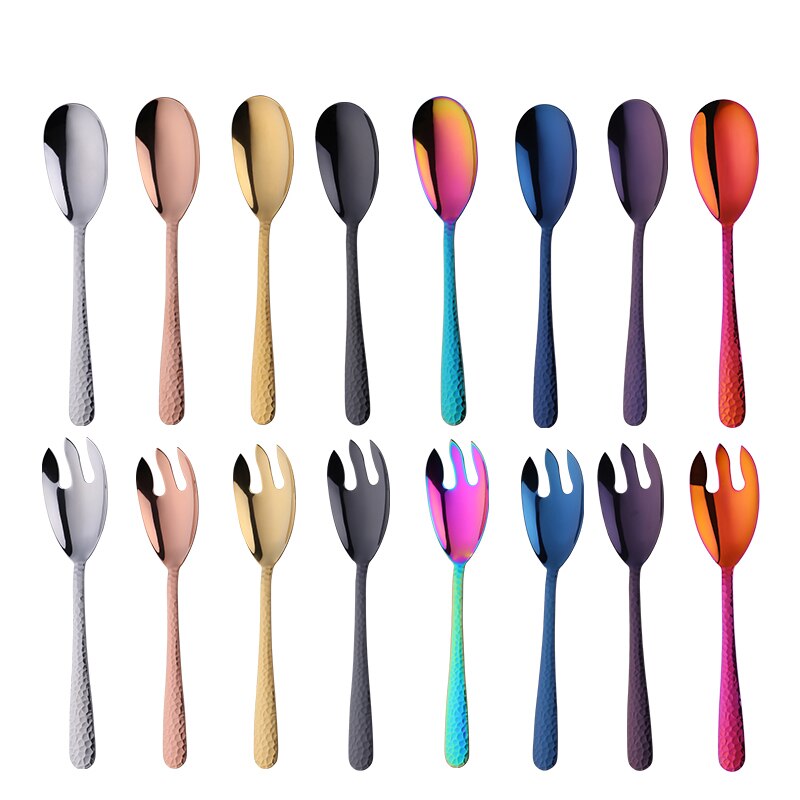 Große Salat Serviert Löffel Gabel Set Mix Löffel H... – Vicedeal