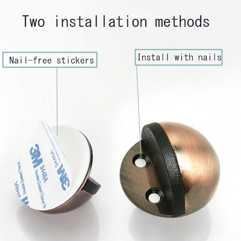 Rvs Rubber Magnetische Deurstopper Non Ponsen Stic... – Grandado