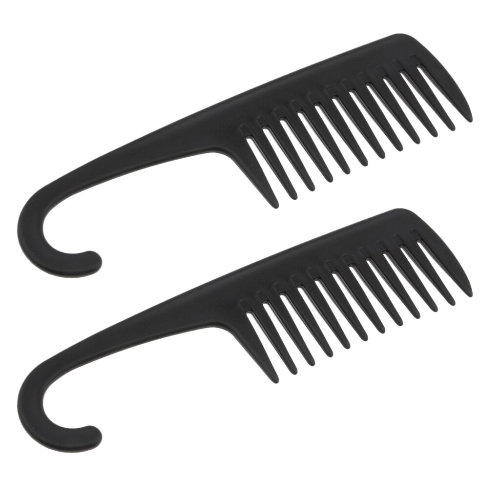 2 Piecse Shower Hanging Comb Wide Tooth Comb Hair ... – Grandado