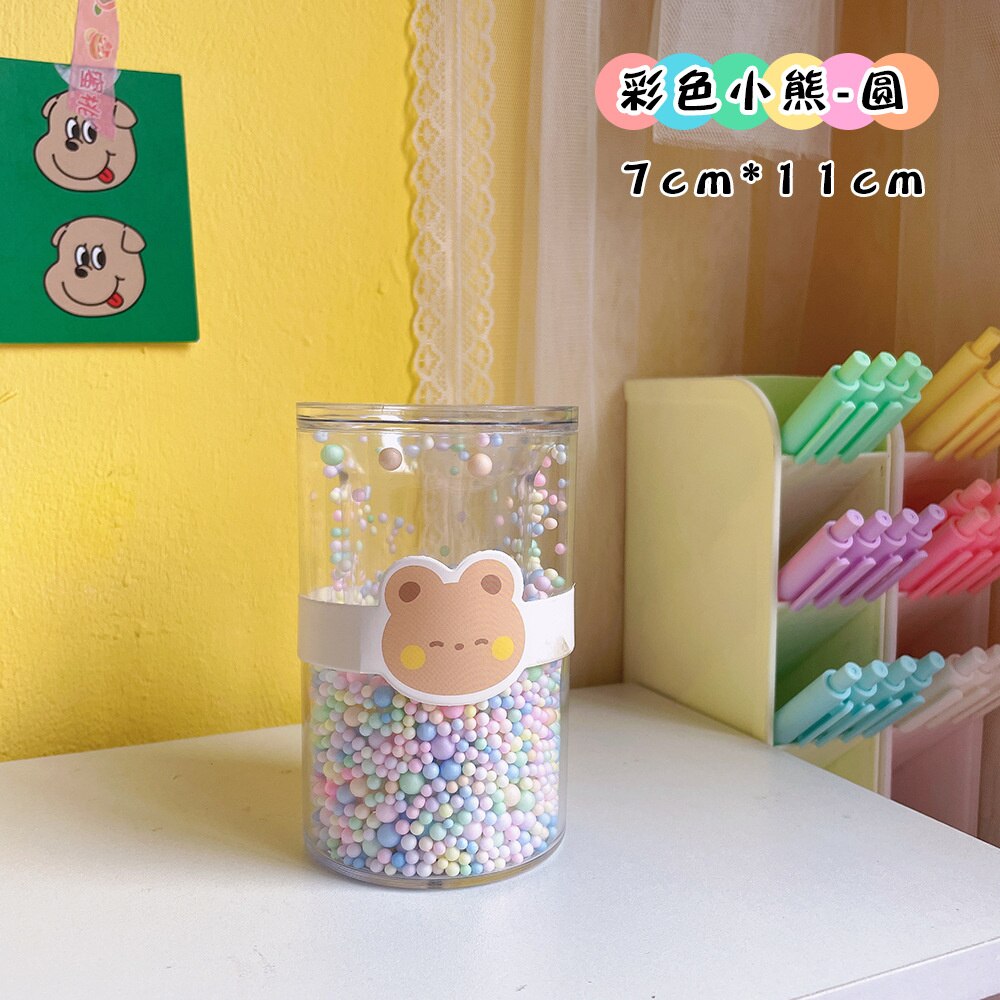 Student Desktop Stationery Round Square Transparen... – Vicedeal