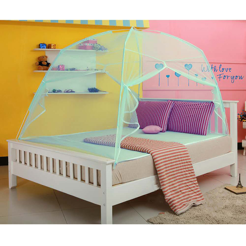 double door yurt mosquito net single double zipper... – Vicedeal