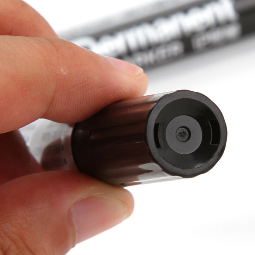 Permanent Black Ink Marker Pens Waterproof Oily Si... – Grandado