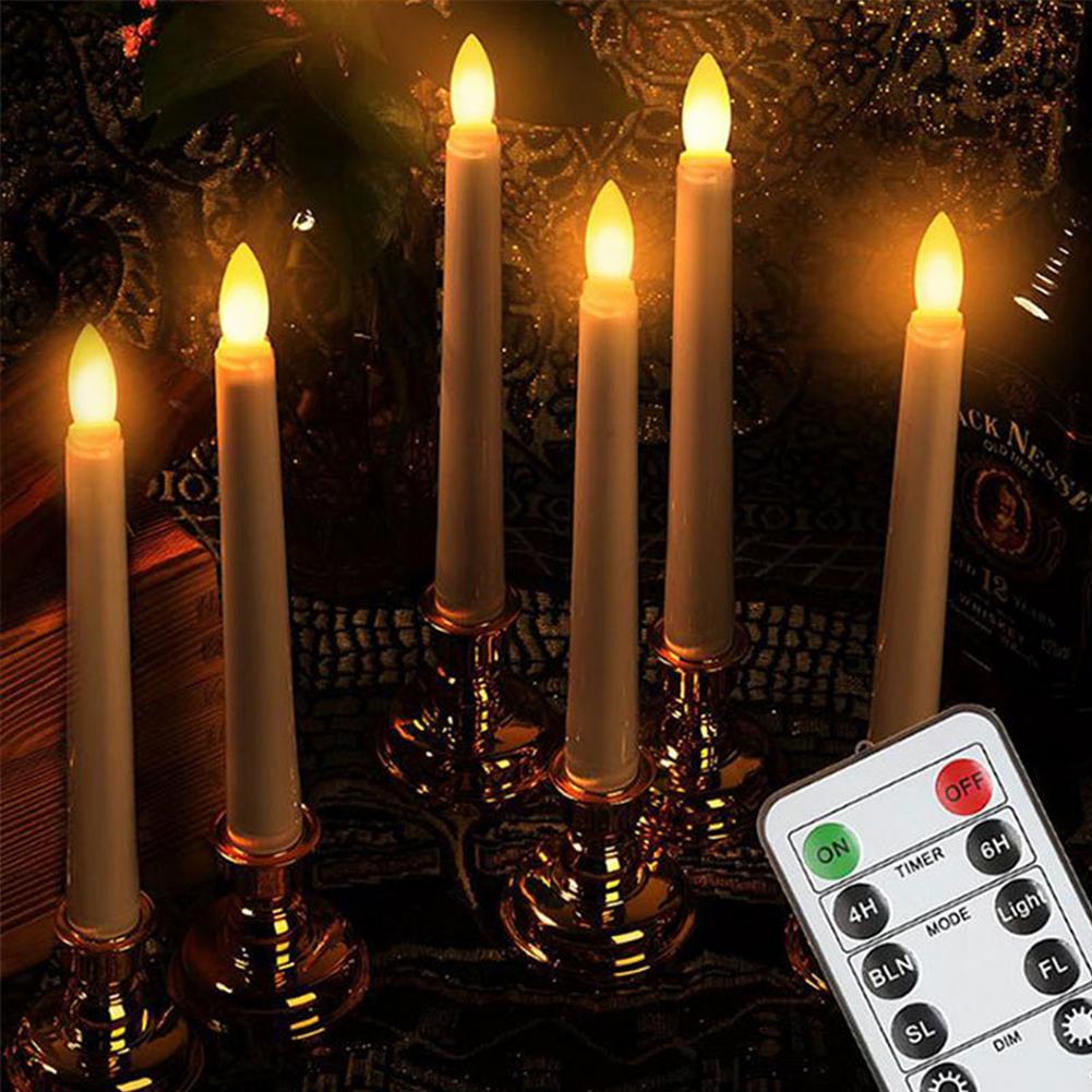 Pack Of 3 Led Candles Remote Control Light Flicker Vicedeal