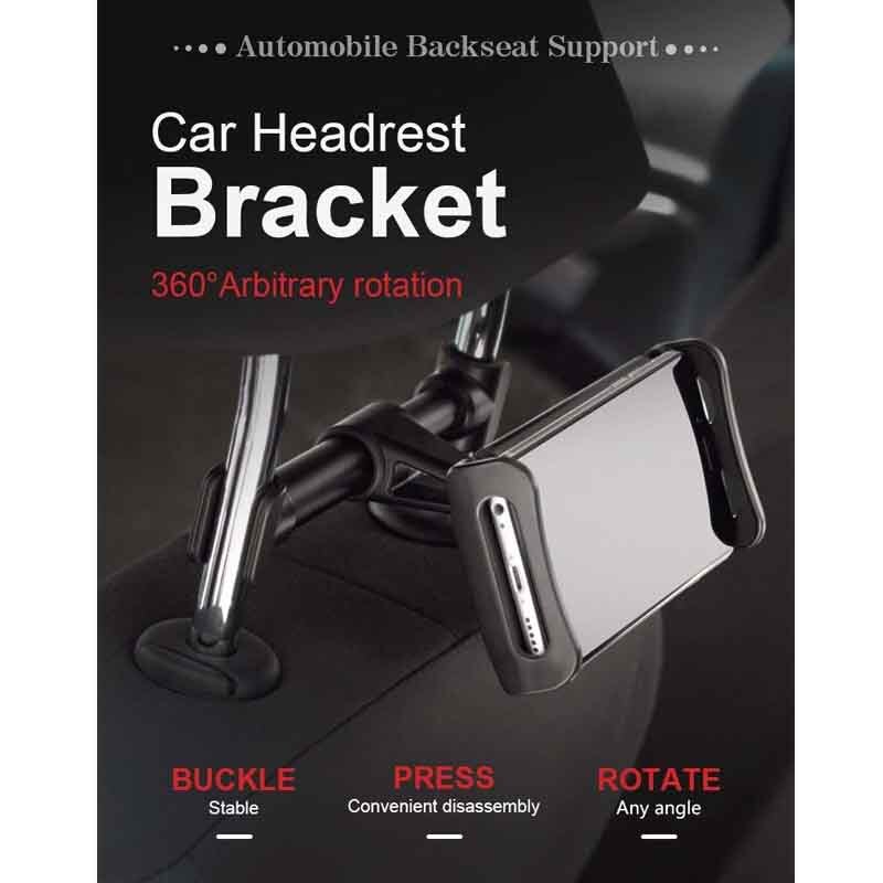 Car Back Seat Holder 360 Degree Rotate Stand Auto ... – Vicedeal