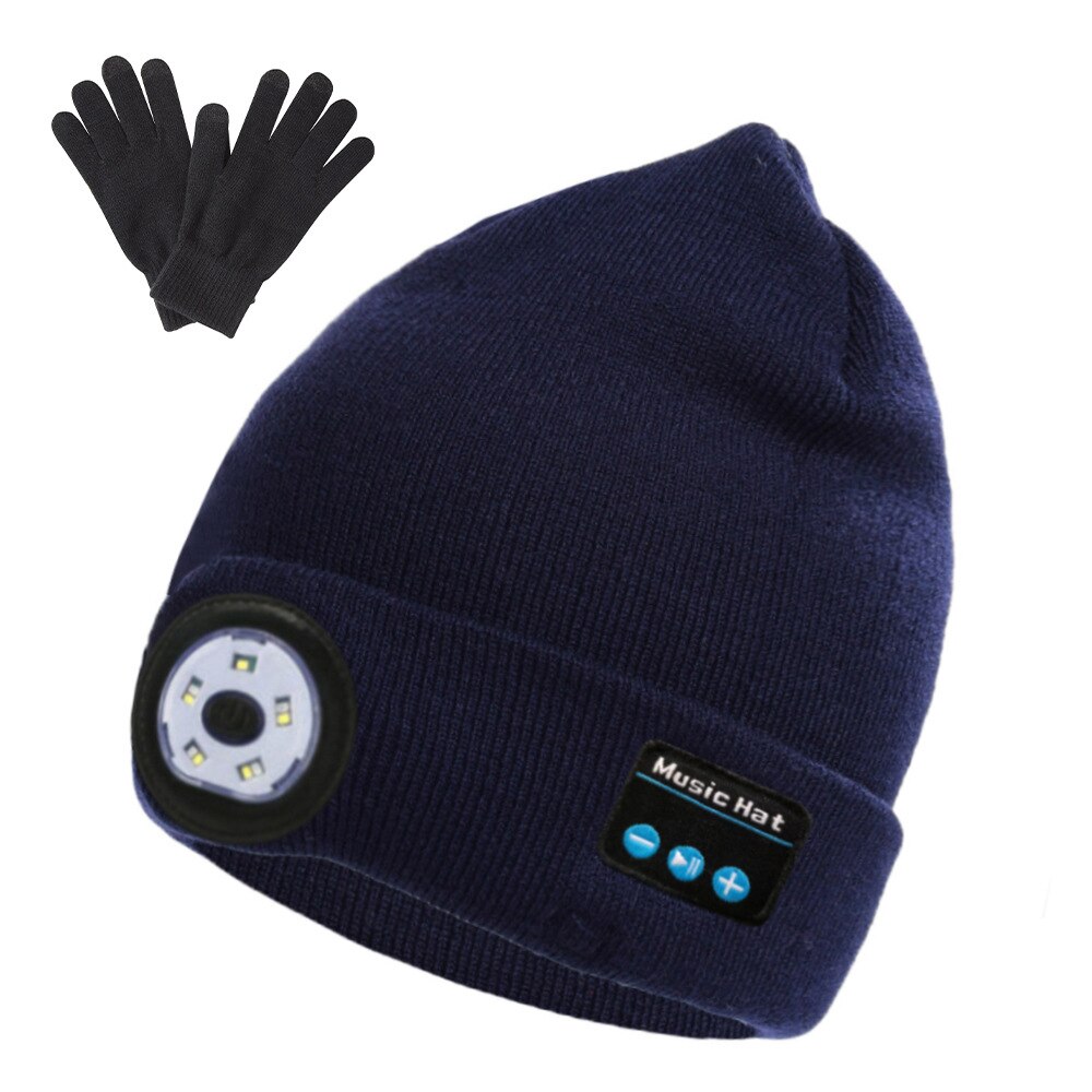 Warm Bluetooth Beanie Hat Music Knitted Cap Headph... – Grandado