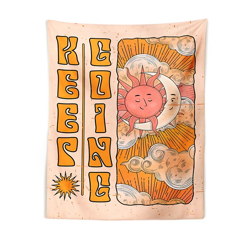 Vintage Tapestry 70s Home Decor Be Kind And Do You... – Grandado