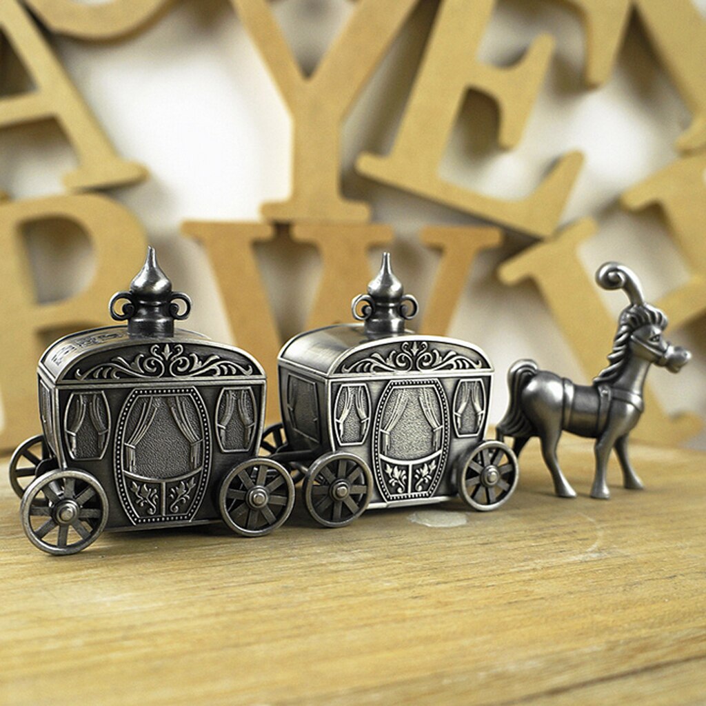 Antique Silver Baby Milk Tooth First Curl Box Keep... – Vicedeal